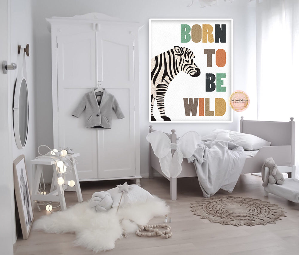 Zebra Theme Girls Room